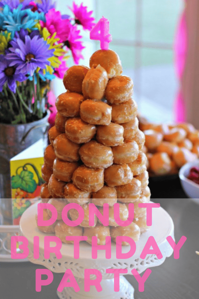 Donut Birthday Party For Abigail's 4th! - homesweetspena.com