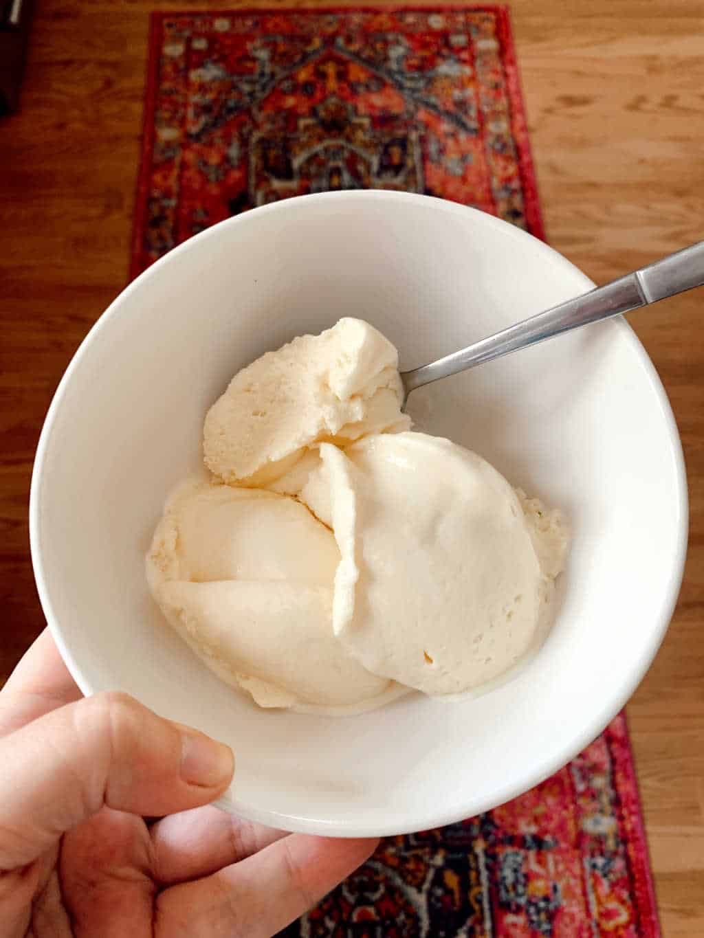 Raw Milk Ice Cream With Eggs - homesweetspena.com